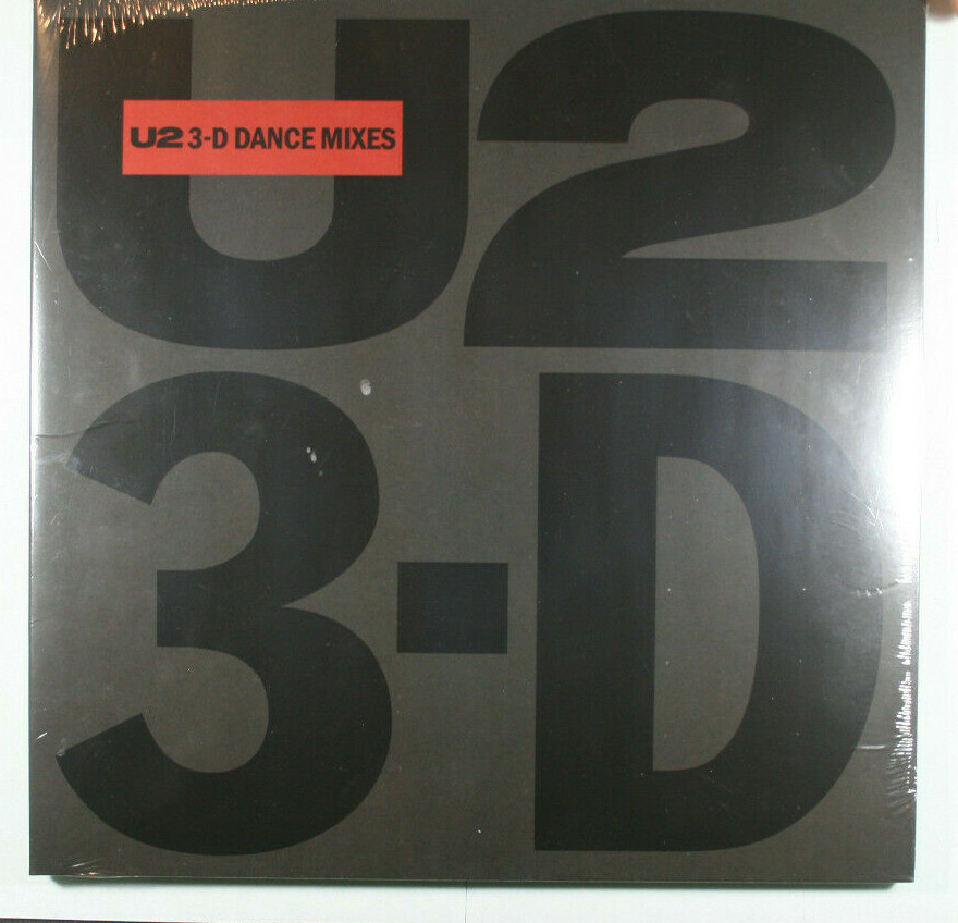 U2 3-D Dance Mixes NEW, SEALED PROMO ONLY IMPORT VINYL 12-INCH SINGLE ...