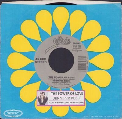 Rush, Jennifer - The Power Of Love Epic 8471 Vinyl 45 Rpm Record | eBay