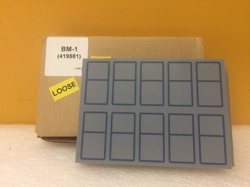 Honeywell / Notifier BM-1 (419581) Blank Module Dress Plate / Cover ...