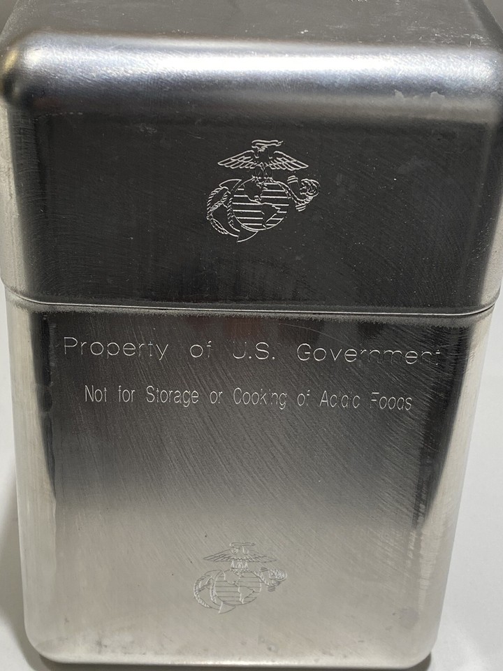 Coleman Peak 1 Vintage Aluminum Cooking Pot. USMC Insignia | eBay