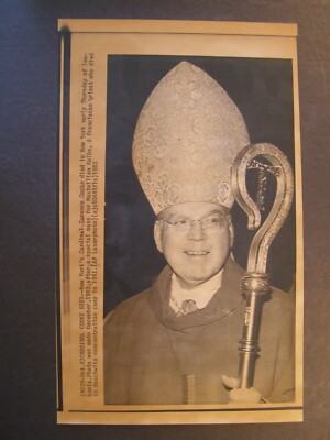 AP Wire Press Photo 1983 Cardinal Terence Cooke Died In NY from ...