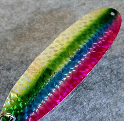 Kingfisher Salmon Wobbler Spoon 4-1/2" 3/4 oz VMC 2/0 Treble Hook .025 ...