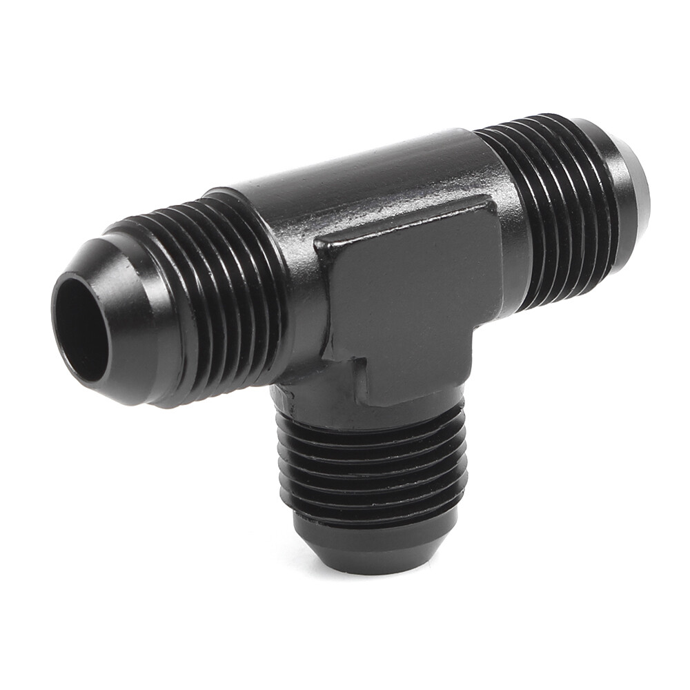3-Way Tee T-Piece Hose Fitting Adapter AN6/8/10/12 Male to 2x AN Male ...