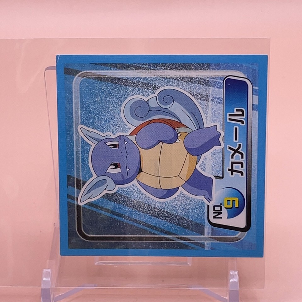 Wartortle TCG Pokemon TOP Seal Sticker Advance Gneration Japanese ...