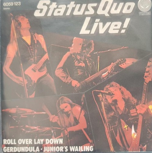 Status Quo - Live/ Roll over lay down 7'' Single Germany | eBay