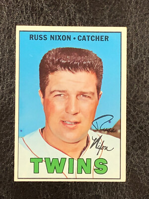 1967 Topps Russ Nixon Card #446 EX-NM Minnesota Twins | eBay