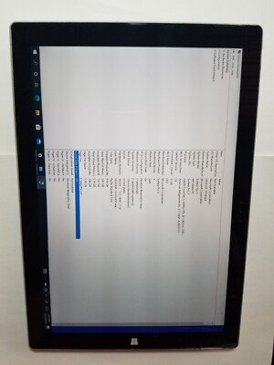 Microsoft Surface Pro 3 Laptop Computer i5-4300U CPU 1.90GHz Windows 10 ...