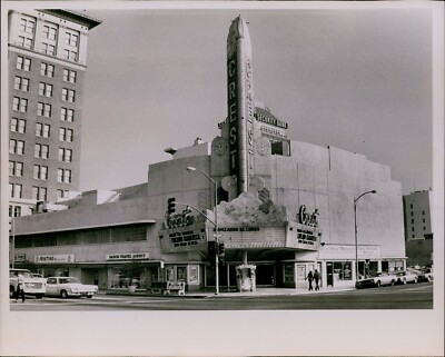 LG822 '80 Original Photo CREST THEATRE Historic Fresno Business Marquee ...