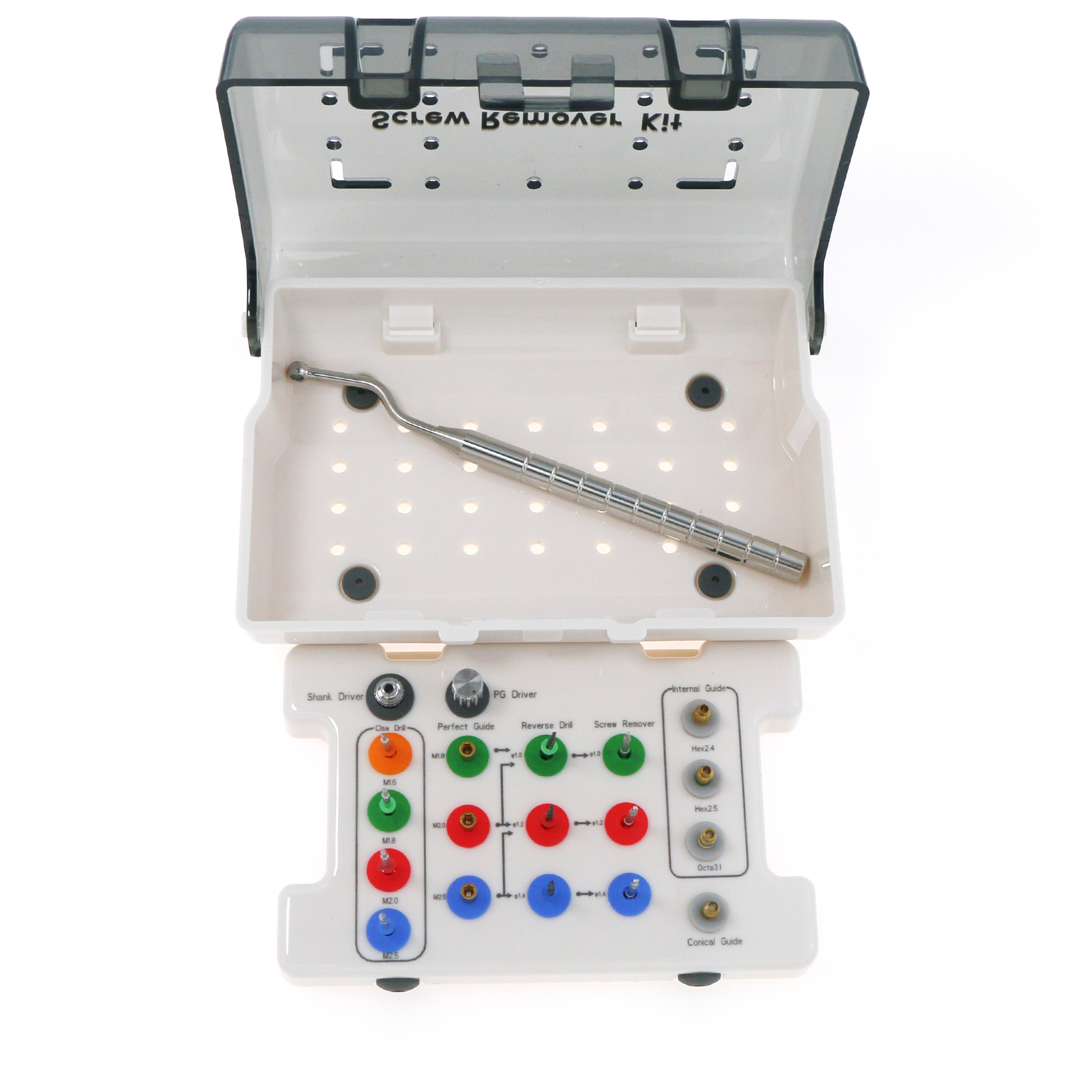 US Dental Implant Screw Remover Rescue Tool Broken Screw Removal Kit ...