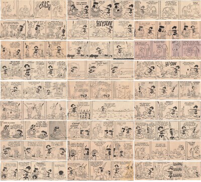 x27 Vintage Redeye Gordon Bess Comic Strips cut from the newspaper Lot ...