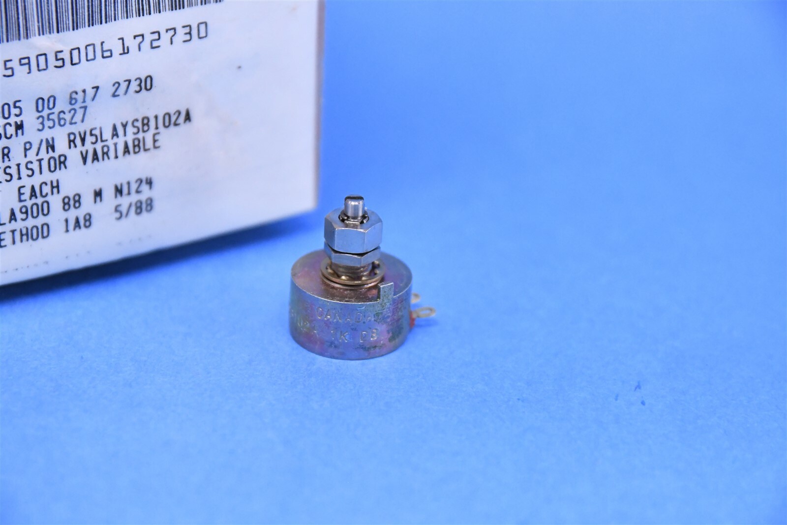 PEC Mil-Spec to 81349-MIL-R-942 1 Kilohm Variable Resistor ...