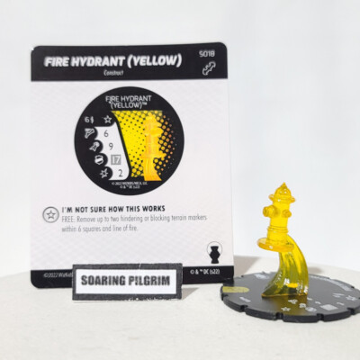 DC Heroclix FIRE HYDRANT (YELLOW) s018 SPECIAL OBJECT Batman Team-Up | eBay