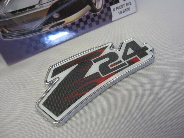 10 CHEVY CAVALIER NISSAN Z24 CARBON FIBER FENDER EMBLEM SIGN DECAL ...