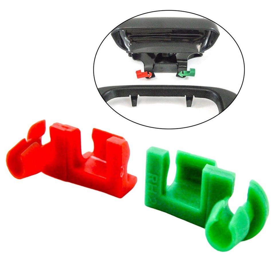 2x Tailgate Handle Rod L&R Clips Pair Set Fits Chevy 99-07 Silverado ...