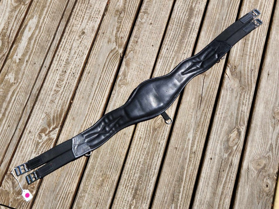 CWD Black/Black Padded Anatomic English Jumper Girth - 50"/125cm - NWOT ...