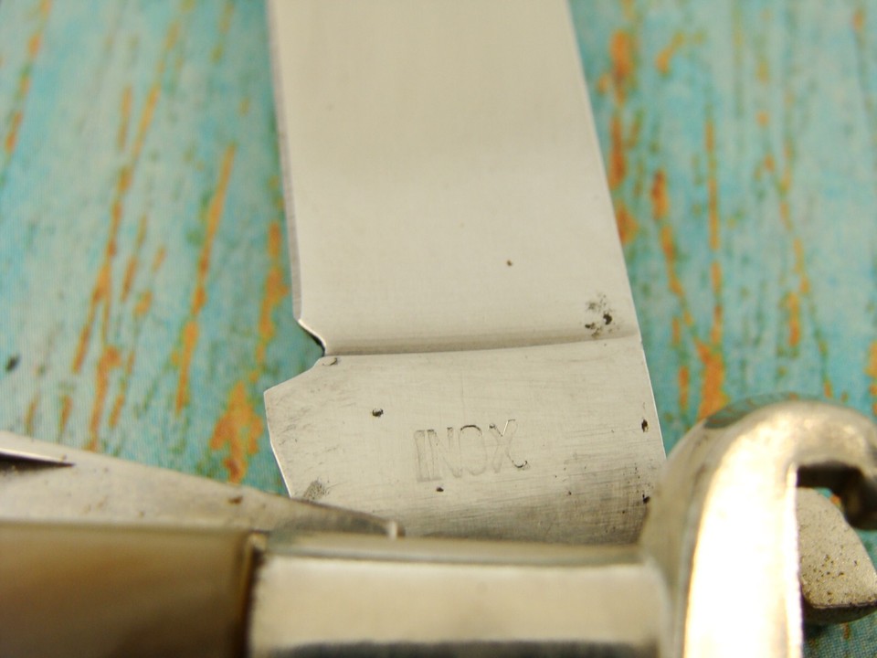 VINTAGE ITALIAN ROSTFREI SPORTSMAN SHOTSHELL EXTRACTOR POCKET KNIFE ...