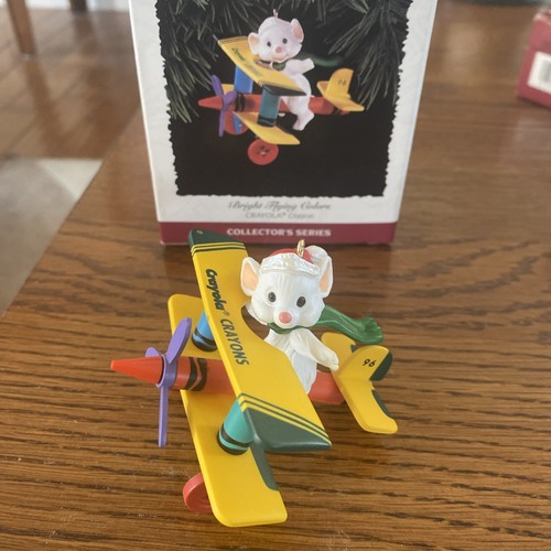 Vtg Hallmark Keepsake Bright Flying Colors - Crayola Crayons Christmas ...