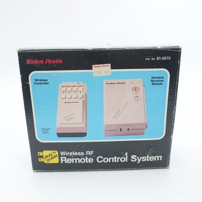 NEW Radio Shack Plug N Power Wireless Remote Control 61-2675 | eBay