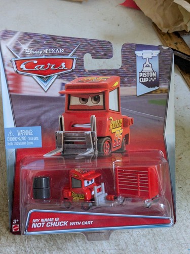 Disney Pixar Cars My Name Is Not Chuck With Cart | eBay