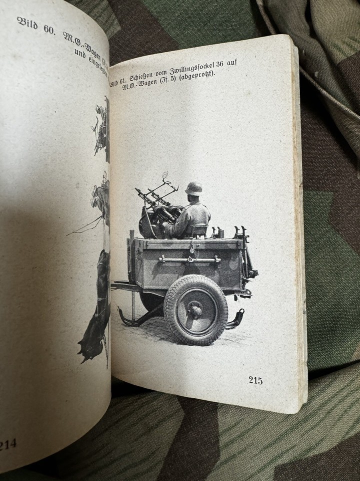 WW2 German MG R Butz manual 1944 MG 34 42 Flak Wehrmacht Werkzeug Book ...