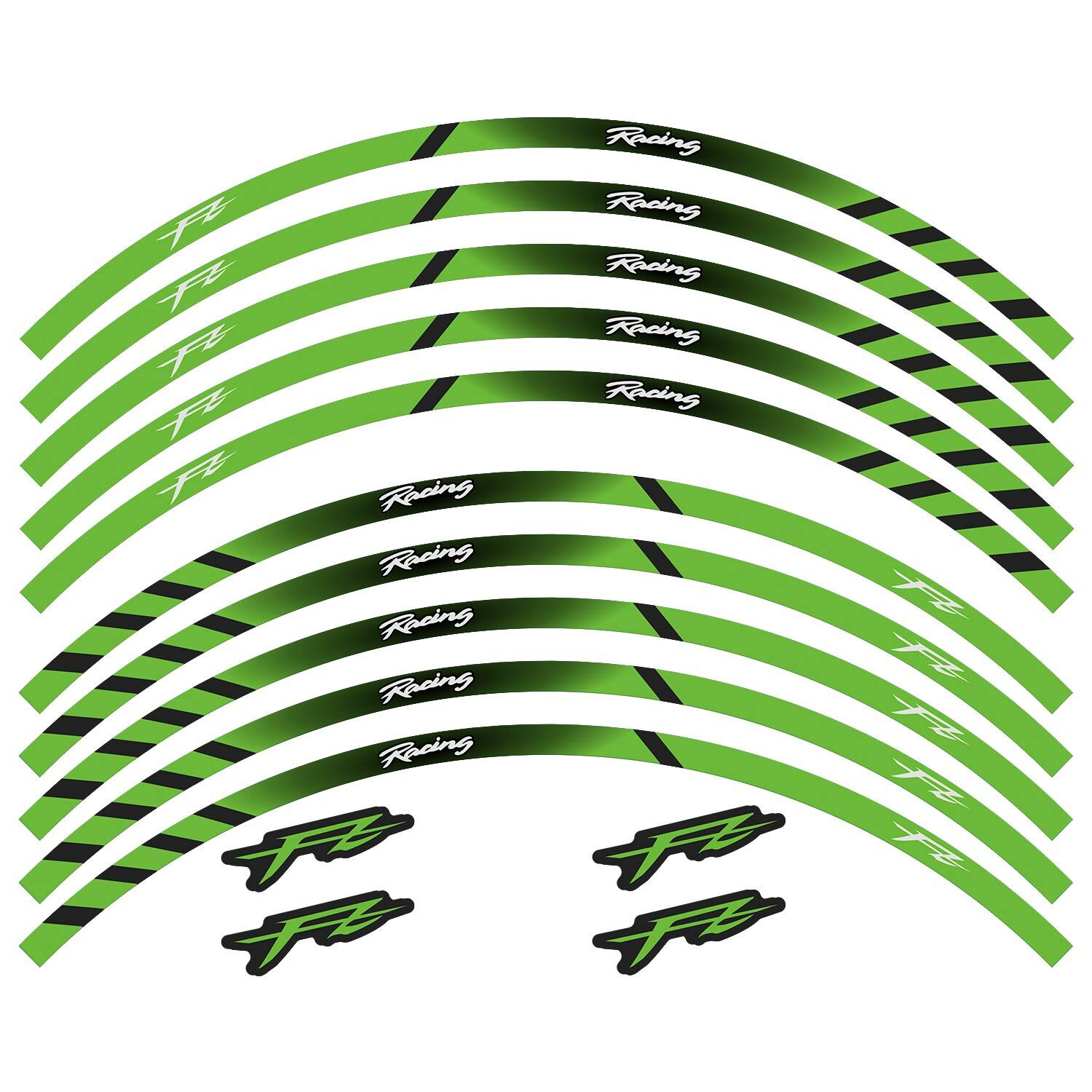 17" 18" "FZ" Wheel Rim Tape Decal Stripes Sticker for Yamaha FZ07 FZ09 ...