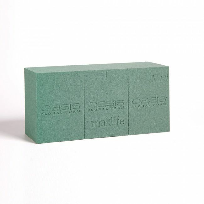 OASIS® FOAM BRICKS IDEAL MAXLIFE WET FLORAL IN QUANTITIES OF 2,5,10 OR ...