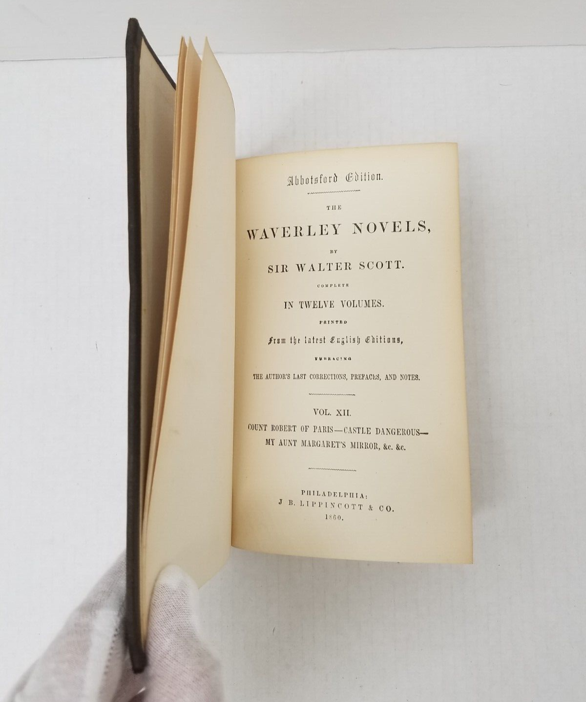 Rare Antique Book.Sir Walter Scott, The Waverly Novels in 12 Vol 1860 ...