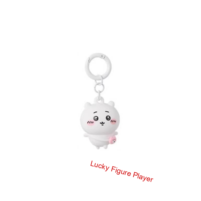 Chiikawa Official Genuine New Usagi Hachiware 3D PVC Keychain Pendant ...