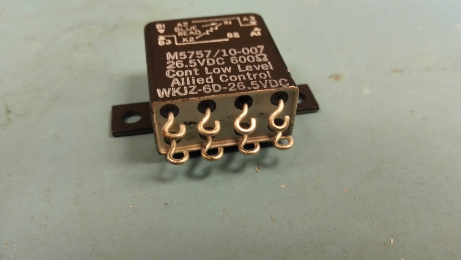 M5757/10-007 RELAY ALLIED CONTROL WKJZ-6D 26.5VDC 600OHMS DPDT *** USA ...