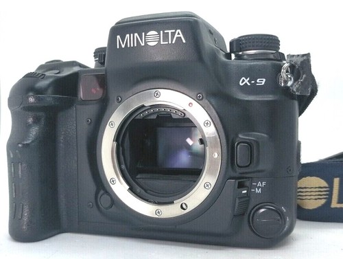 Minolta Maxxum 9 Dynax 9 α9 a9 35mm SLR Film Camera Body w.strap from ...