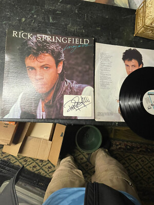 80's ROCK Rick Springfield Autographed LIVING IN OZ Album LP Signed In ...
