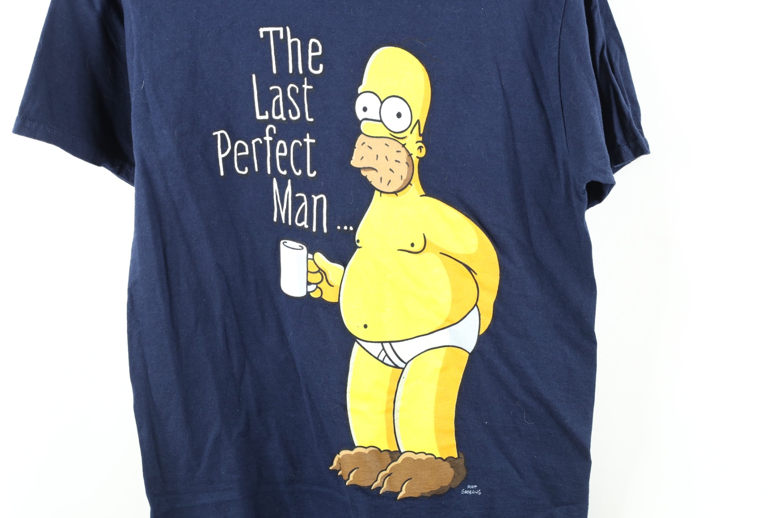Vintage The Simpsons Mens Small Faded The Last Perfec… - Gem
