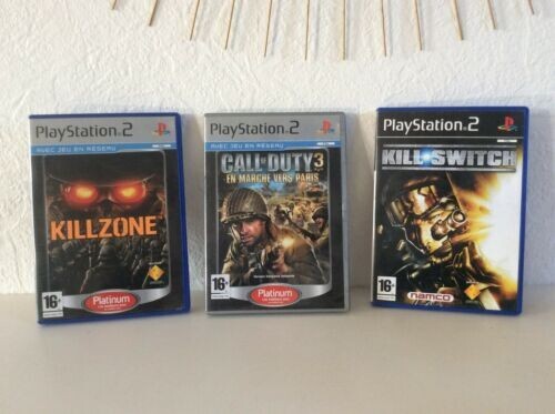 15⚜ Lot De 3 Jeux Playstation 2 PS2 Sony Kilizone, Call Of Duty 3, Kill Switch | eBay