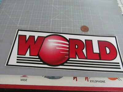 WORLD VINATGE Sticker / Decal ORIGINAL old stock | eBay