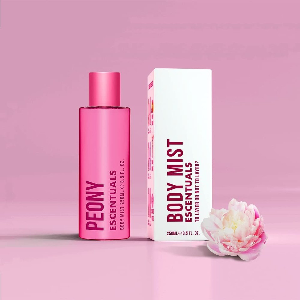 Womens Peony Body Mist Fragrance Spray, 250ml | eBay