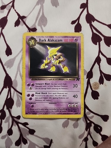 Pokémon TCG Dark Alakazam Card 18/82 1st Edition Non-Holo | eBay
