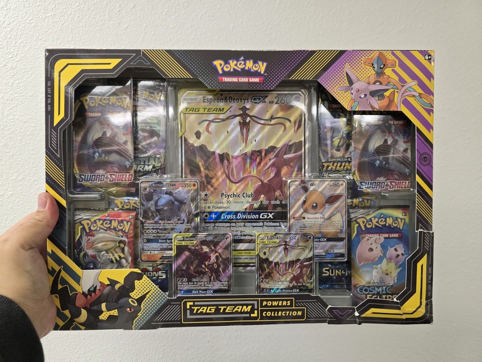 Pokémon TCG Tag Team Powers Collection Box Umbreon & Darkrai + Espeon ...