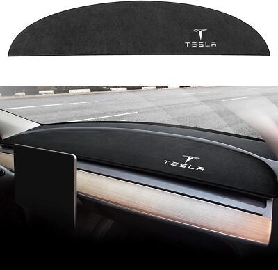 Car Dash Cover Dashboard Carpet Covers Mat for Tesla Model Y 3 2017 ...