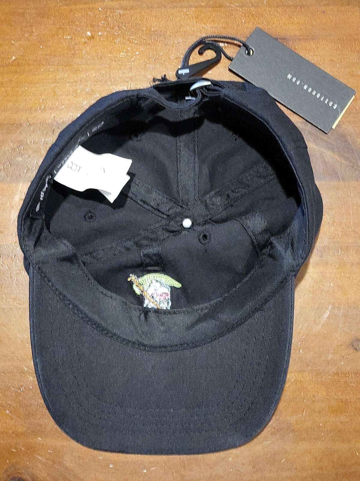 Strap Back Dad Hat Grim Reaper Paradise/Black Pigment Dye Baseball Cap ...