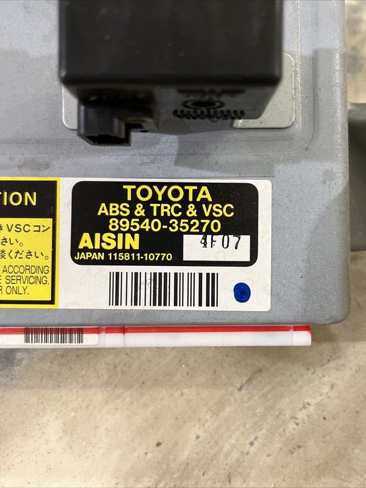 2001-2002 Toyota 4Runner ABS VSC TRAC Control Module 89540-35270 | eBay
