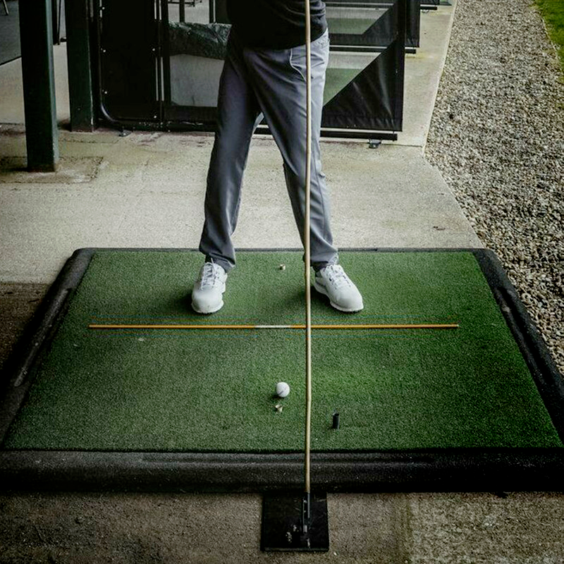 Golf Alignment Stick Holder Swing Practice Plate Plane Trainer Training ...