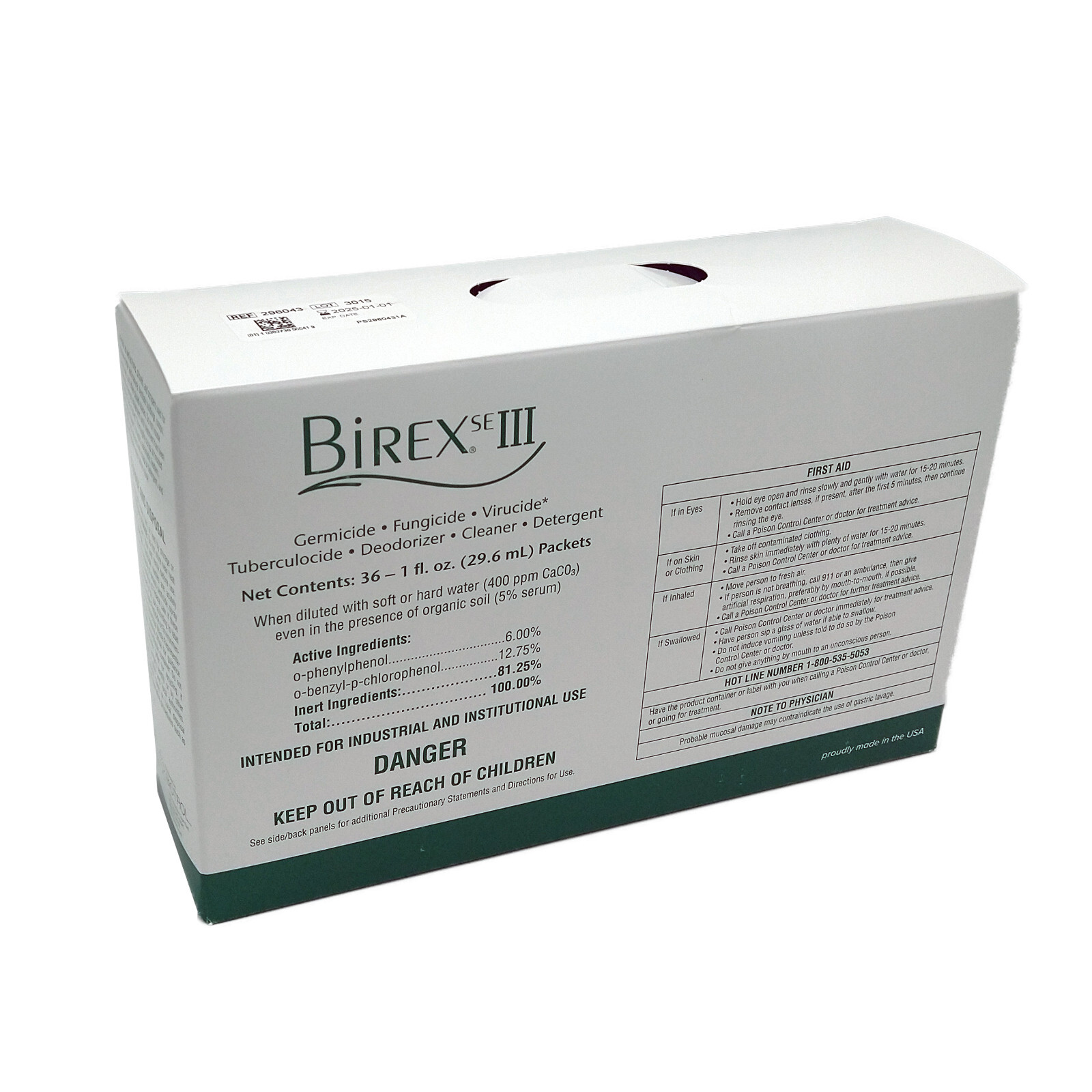 BIOTROL BIREX SE III 1 fl. OZ 36 PACKS REFILL - GERMICIDAL SURFACE ...