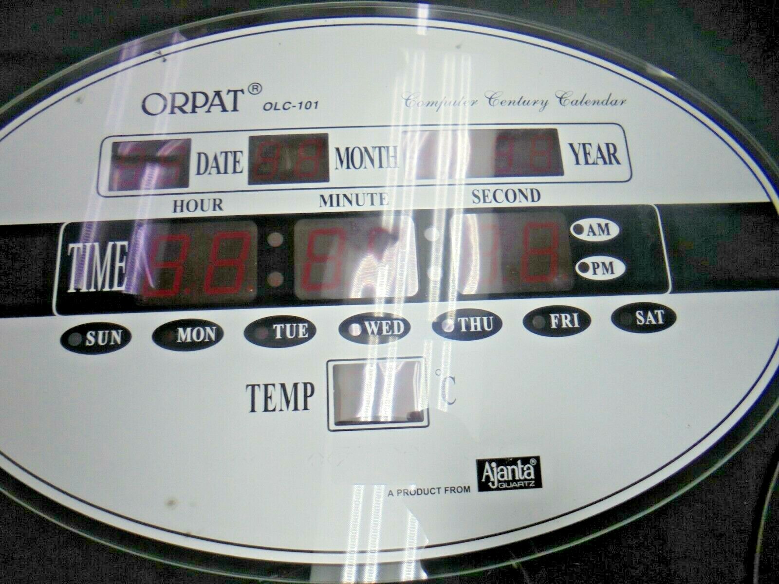 ELECTRIC COMPUTER CENTURY CALENDAR (ORPAT OLC-101 MADE IN INDIA) | eBay