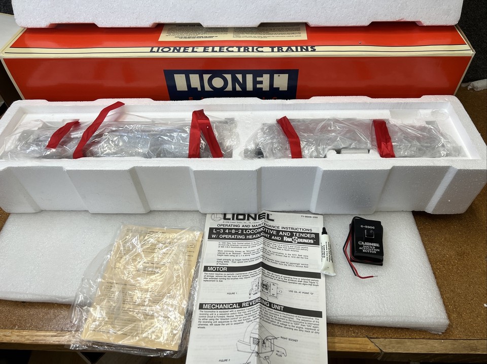 LIONEL 6-18009 NEW YORK CENTRAL 4-8-2 MOHAWK L-3 LOCOMOTIVE/TENDER “O ...