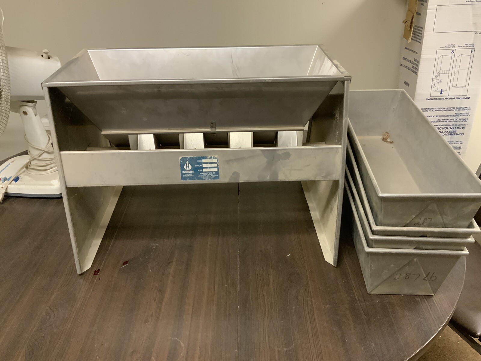 Humboldt coarse aggregate sieve splitter | eBay