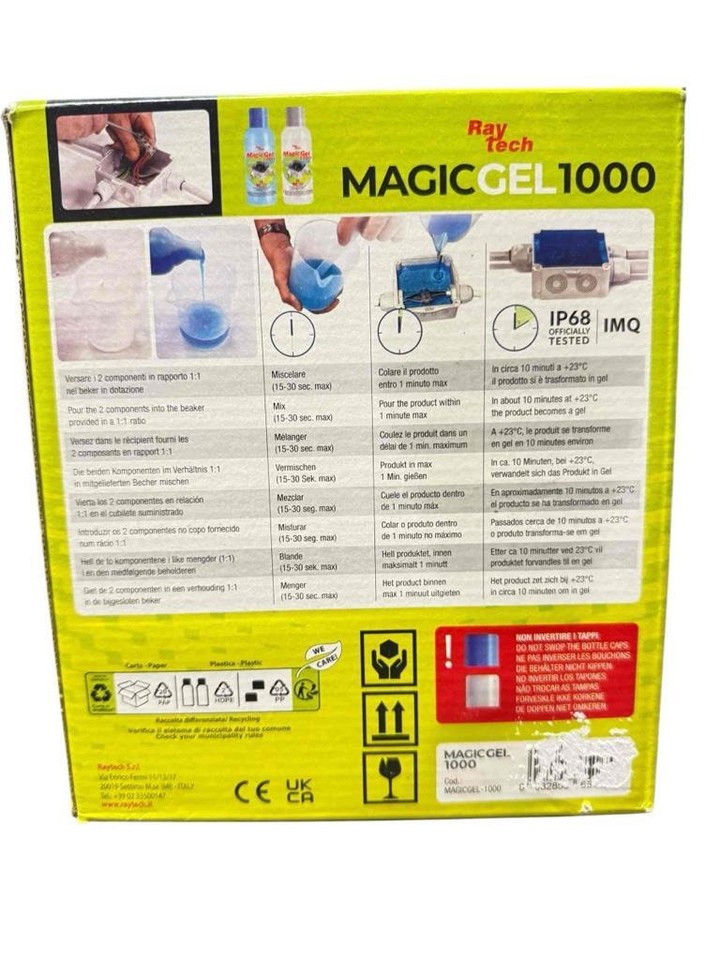 NEW Raytech Magic Gel 1000 Insulating & Sealing Gel Magicgel-1000 | eBay