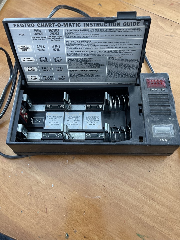 POWERHOUSE CONTROL-O-MATIC BY FEDTRO 1968 DELUXE BATTERY CHARGER | eBay