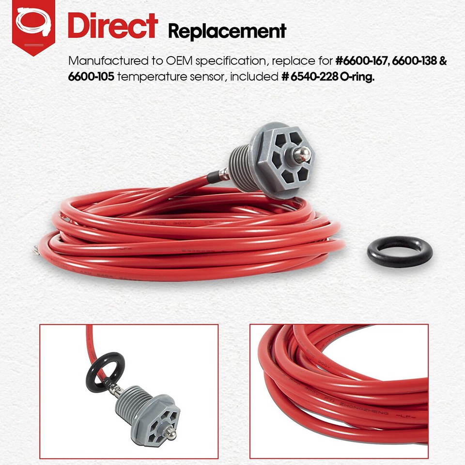 for 6600-167 Jacuzzi Hot Tub Sundance Spas Temperature Sensor + 6540 ...
