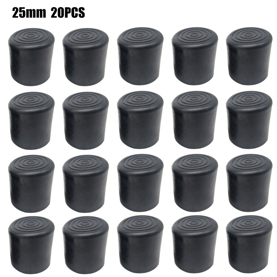 20X Rubber Chair Ferrules Anti Scratch Floor Protector Table Feet Leg ...