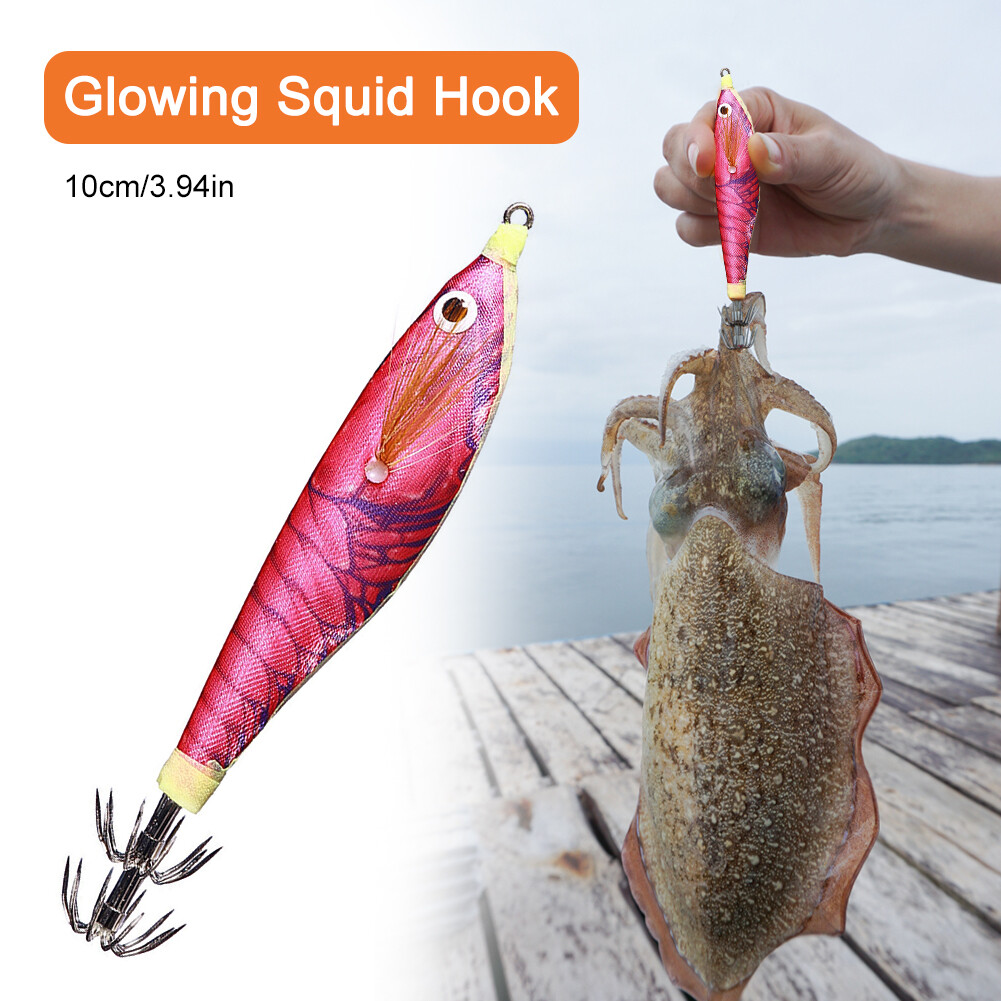 Octopus Artificial Bait 10cm Luminous Jigging Bait for Fishing Lovers ...